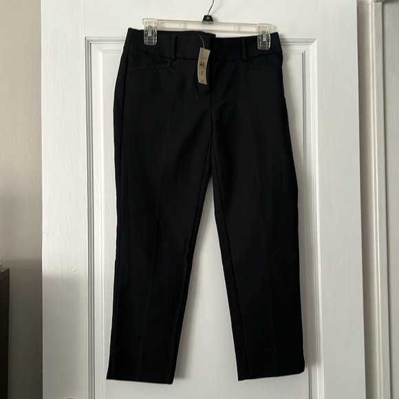 LOFT | Pants & Jumpsuits | Nwt Loft Riviera Slim Black Cropped Pants ...